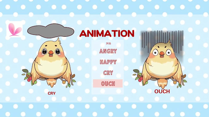 Draw and rig live2d animal vtuber, 2d animal rigging, vtuber animal by ...