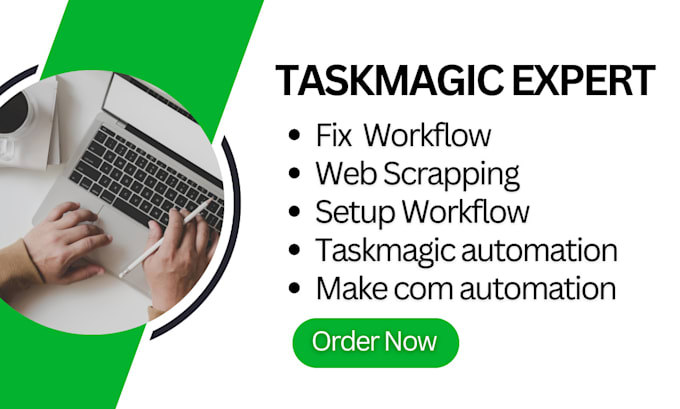 Automate your workflow using taskmagic make com expert taskmagic expert by Sophia_zunniga | Fiverr