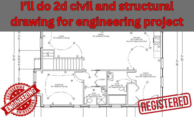 Allocate 2d civil and structural drawing for engineering project by ...