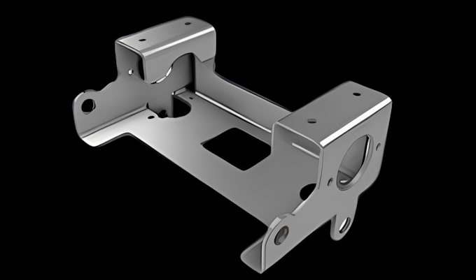 Design metal sheet, 3d model, dxf file, autocad, solidworks, fusion 360 ...