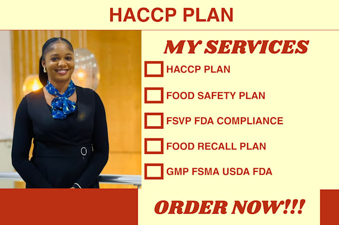 Make haccp plan, haccp and food safety plans, procedures, record keeping forms by Sophiaennett ...