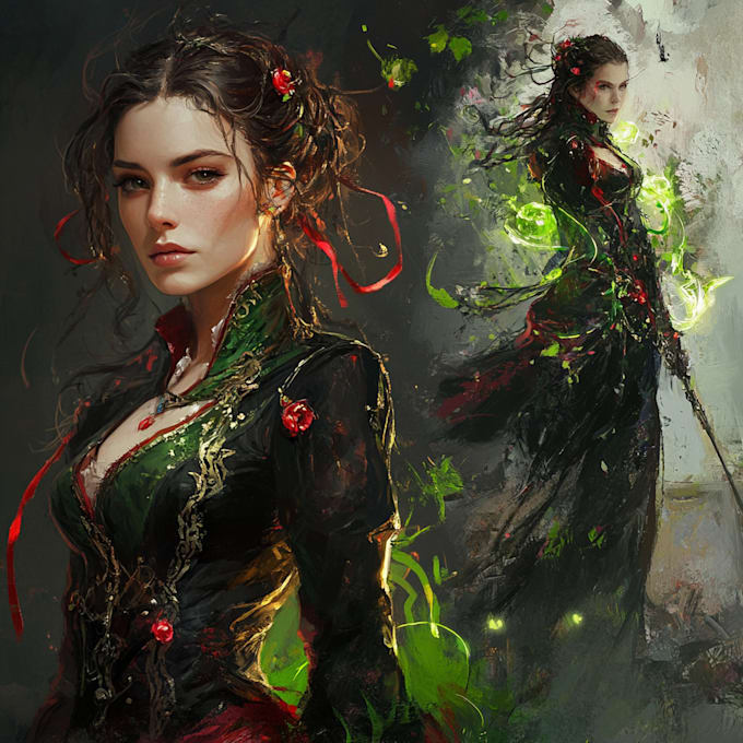 Do realistic character design, fantasy art, concept art by Lilipabagio ...