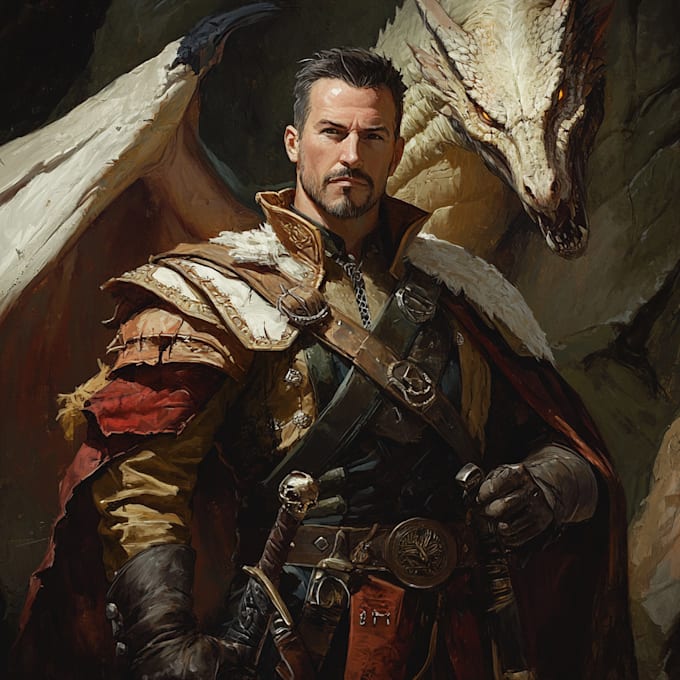 Draw dnd character illustration or concept art by Kunalhards | Fiverr