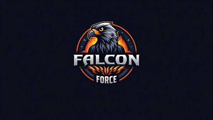 Design an awesome falcon force mascot logo with express delivery by ...