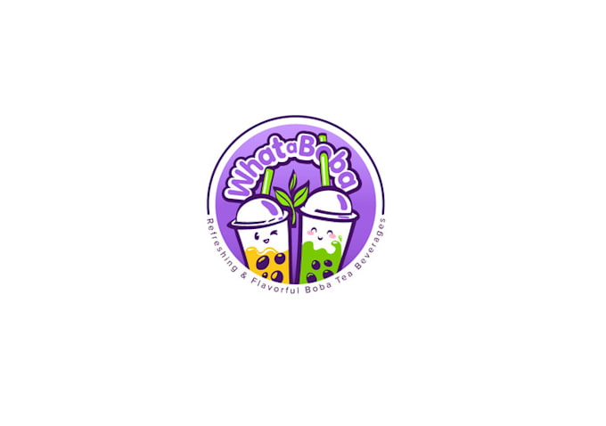 Create fun memorable boba tea shop logo by Odell_carter | Fiverr
