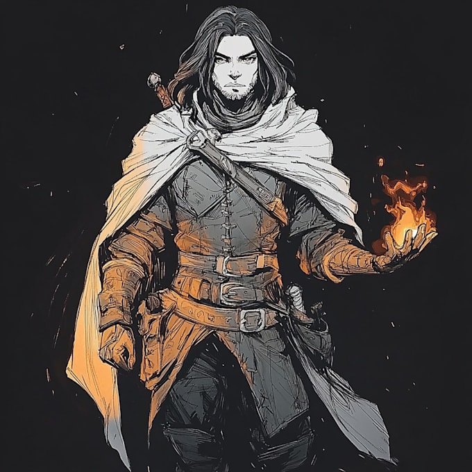 Draw dnd character art and dnd character art by Torikaeremia2 | Fiverr