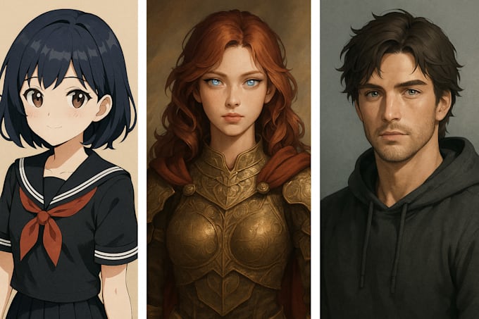 Create a cute anime style avatar with ai by Zippyvortex | Fiverr