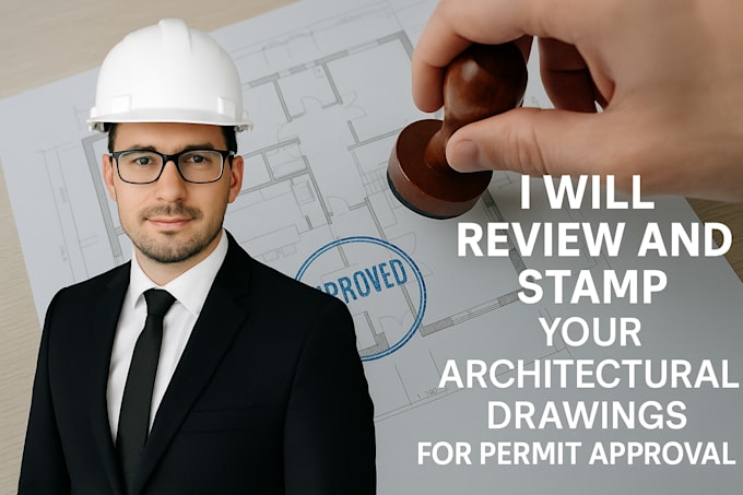 Review and stamp your architectural drawing for permits approval by ...