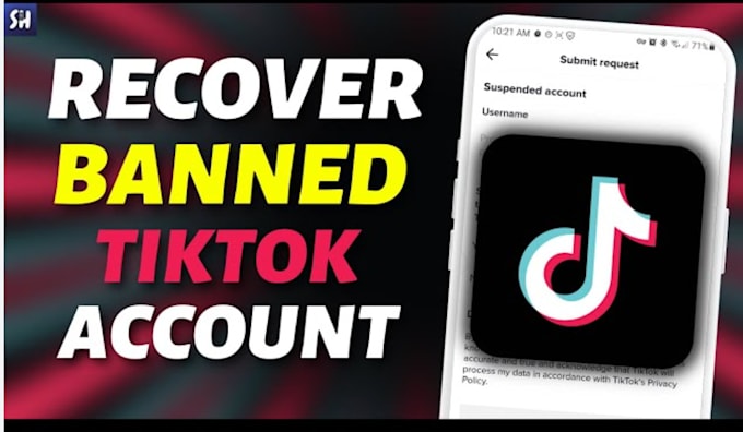 Appeal reinstate ban tiktok account and restore it by Uyutyre | Fiverr