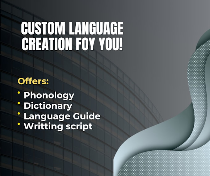 Create a conlang for you by Usama_12368 | Fiverr