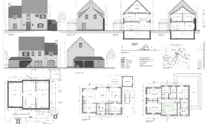 Draftsman floor plan, site plan, in revit autocad,and stamp ...
