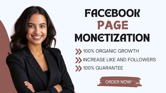 Complete facebook page monetization criteria organically to boost earnings by Munalissa1 | Fiverr