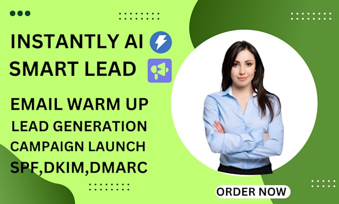 Setup instantly ai smartlead for email warmup and cold email by Meriylenmaaaa | Fiverr