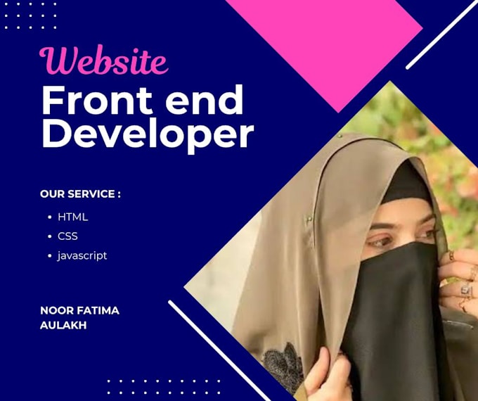 Build a responsive website with html, css and js by Nooraoulakh | Fiverr