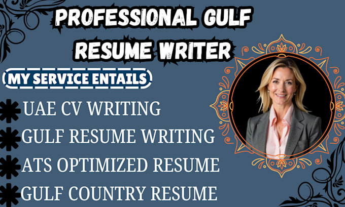 Write gulf standard resume for job search apply in gulf area uae saudi ...