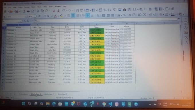 Do professional data entry, ms word,excel and admins task by Relebohile ...