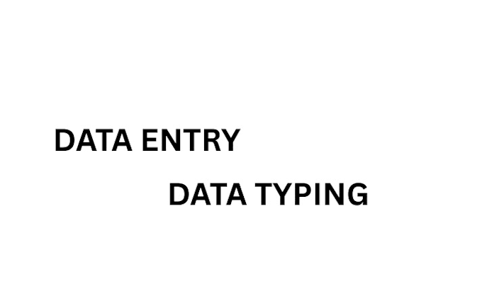 Data entry data typing by Austins_studios | Fiverr