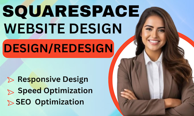 Design, redesign, edit, develop and optimize your squarespace website by Pharteemah_web | Fiverr