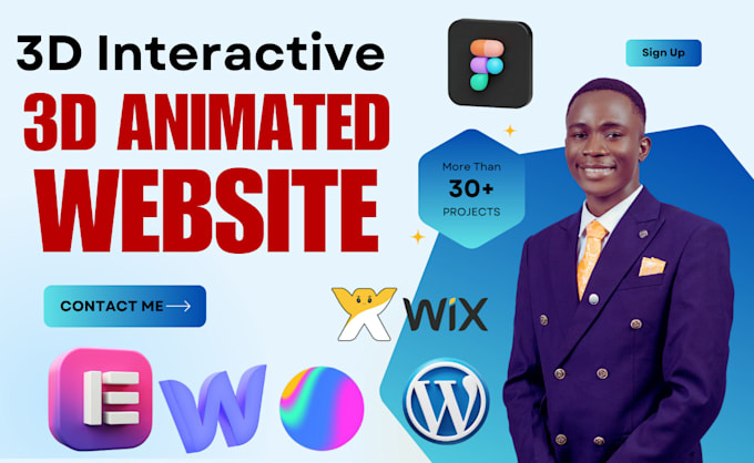 Crear sitio web interactivo animado en 3d con webflow threejs spline 3d wix studio gsap