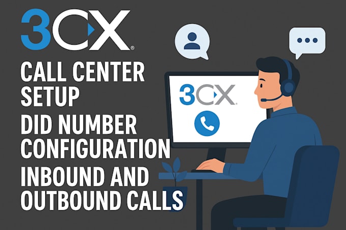 3cx call center setup did number configuration inbound and outbound ...