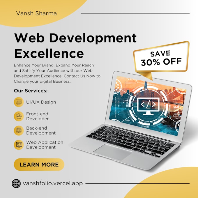 Build modern, responsive frontend websites with html, css, javascript ...