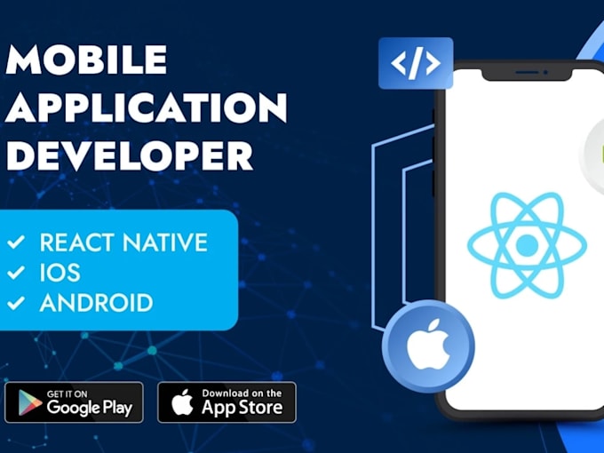 Create app, hybrid app,ios and android mobile app, flutter app, react native app by ...