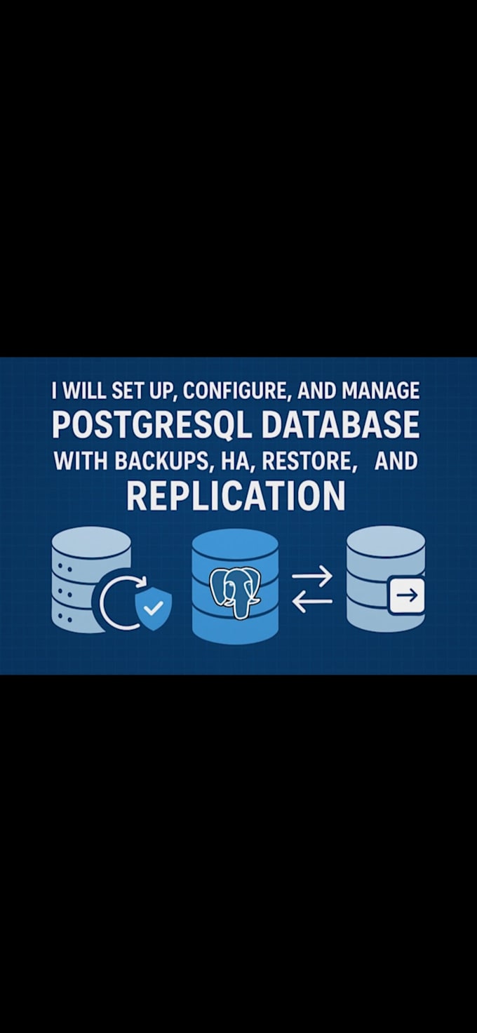 Configuration of backups and replication, performance tuning, indexing, vacuum by Ganeshpt | Fiverr