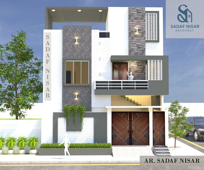 Draw 2d plan and 3ds model by Architect_sadaf | Fiverr
