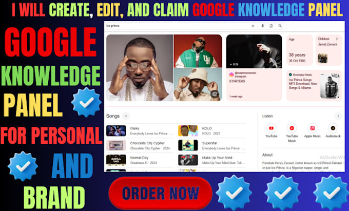 Edit, claim, and create verified a google knowledge panel for personal ...