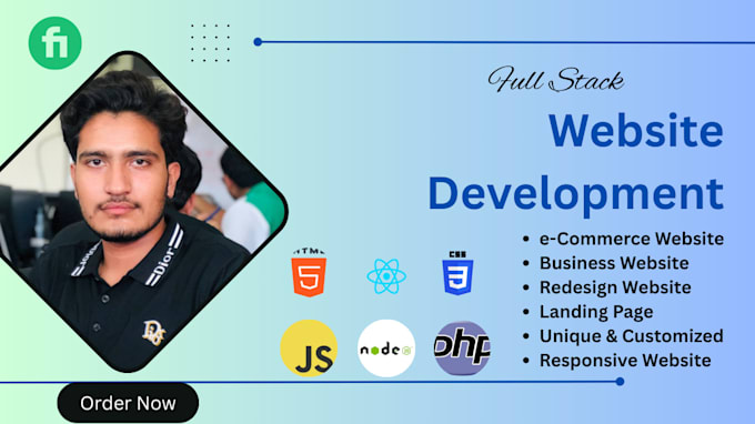 Do full stack development using react node js by Mjunaid564 | Fiverr