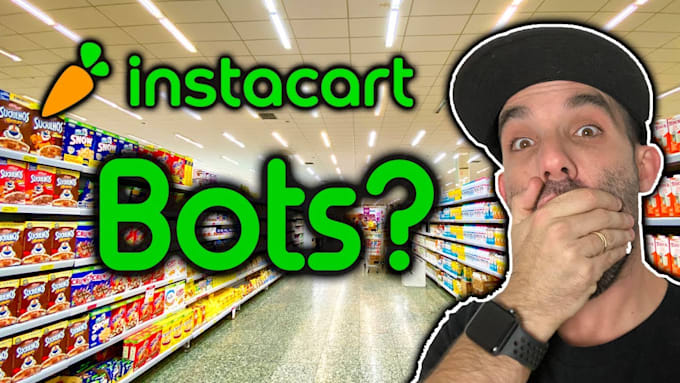 Build and automate instacart bot, shopper bot, batch bot, doordash bot by Jordrick | Fiverr