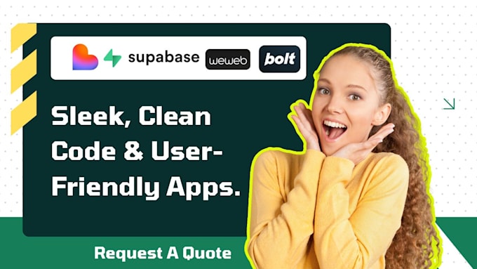 Build lovable dev ai web app, supabase, bolt new ai, weweb io lovable ai vercel by Marissa67 ...