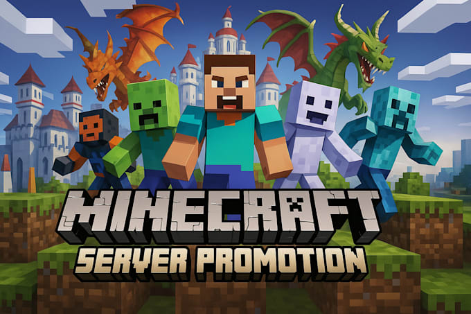Do minecraft server promotion by Jamesout02 | Fiverr