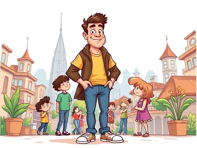 Draw nice cartoons and caricatures by Emmareneaal | Fiverr