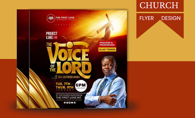 Do christian flyer church flyer design and event flyer design for ...