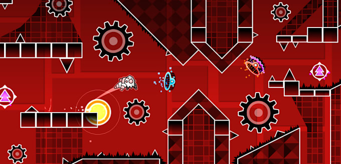 Make a proper geometry dash layout with any song by Riverse_ | Fiverr