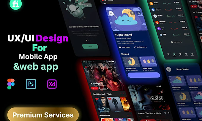 Do clean figma website ui ux design, mobile app ui ux, dashboard ui ux design by Harry_mora2 ...
