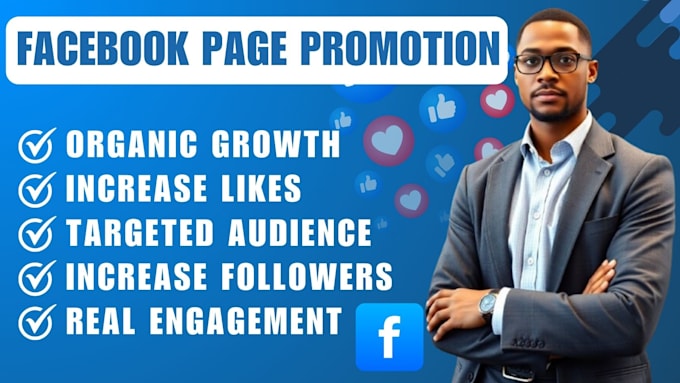 Facebook page social media promotion page followers organic growth by ...
