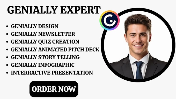 Design interactive genially presentations, quizzes, newsletters, and infographic by Bobo_jj2814 ...