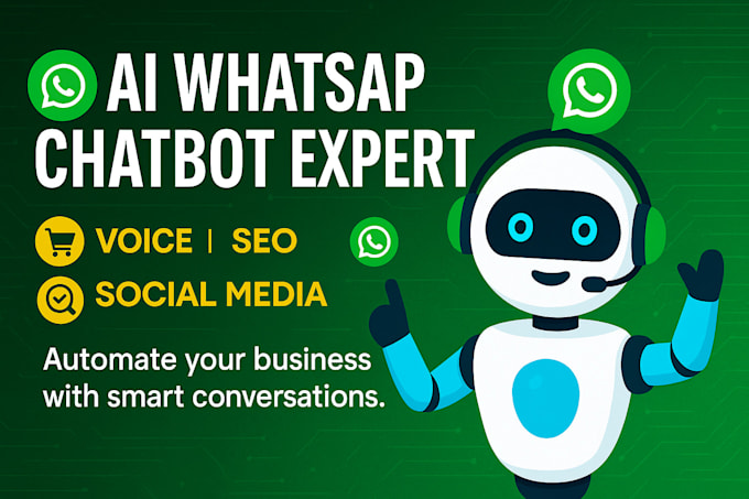 Ai powered whatsapp chatbot with ecom, seo, social media and voice ...