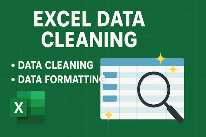 Do microsoft excel data cleaning and data format i will provide the best service by Praveen ...