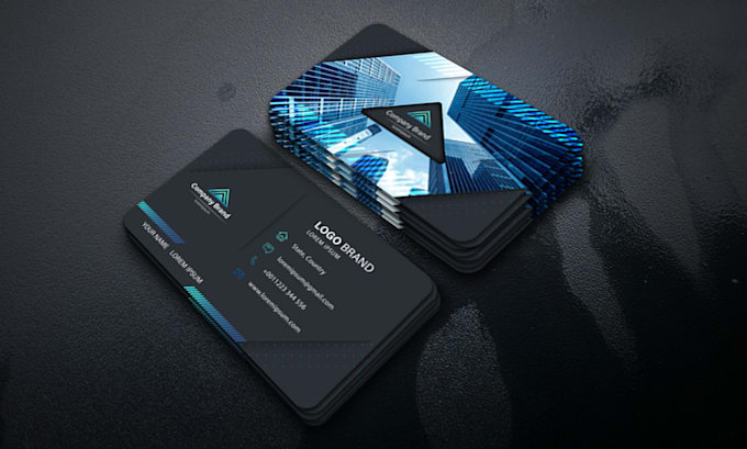 Modern luxury minimal unique 4 different business card design 6h by ...