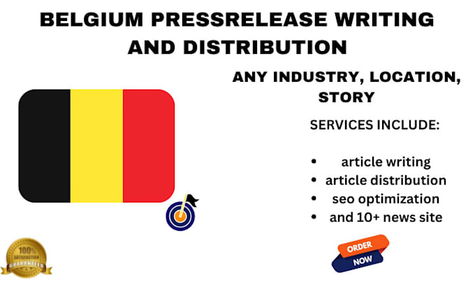 Do press release distribution for belgium by Santiago_write | Fiverr