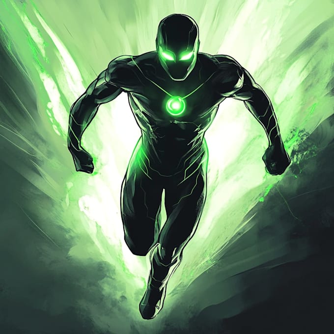 Create a comic book, cover and superhero comic character by Tikleaci ...