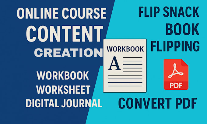 Design flipbook, product catalog, flipsnack, workbook worksheet course content by Christoph ...