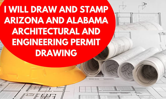 Draw and stamp arizona, alabama architectural engineering permit ...