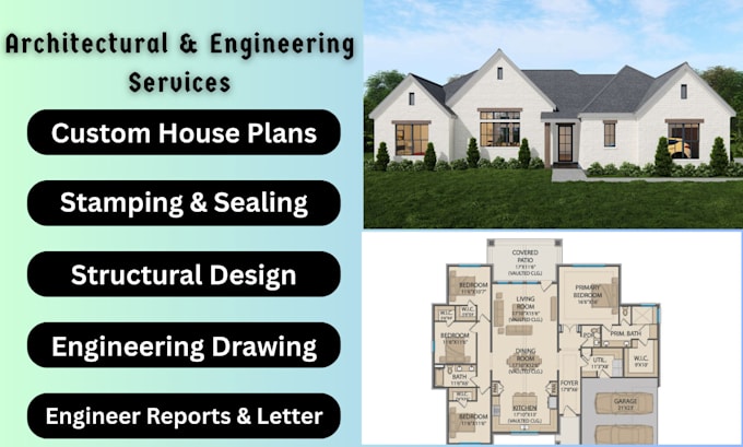 City permit stamp draw architectural structural engineering house adu mep plans by Larry258036 ...