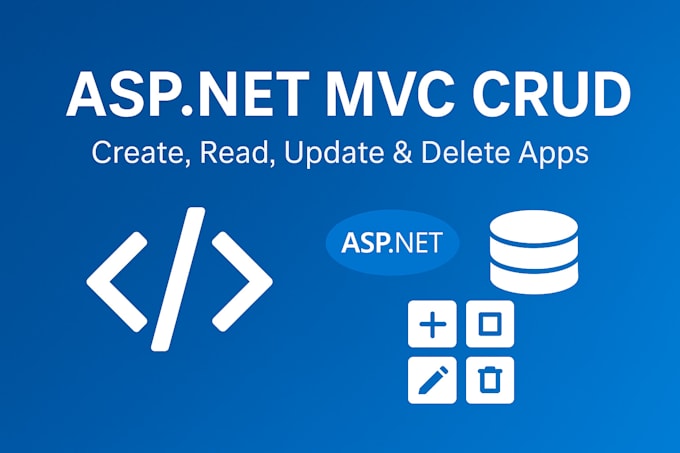 Mvc crud operations in your dot net core project by Fahadsaeed2299 | Fiverr