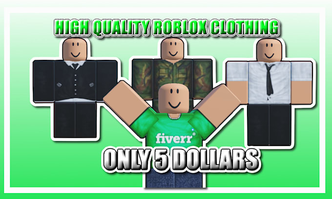 Create high quality custom roblox clothing design by Hilalai | Fiverr