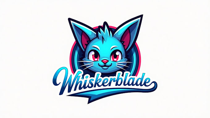 Design an awesome whisker blade mascot logo with express delivery by ...